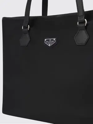 Philipp Plein Nylon Tote Bag With Double Handle And Removable Inner Pouch