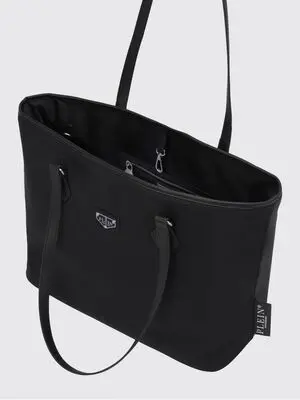Philipp Plein Nylon Tote Bag With Double Handle And Removable Inner Pouch