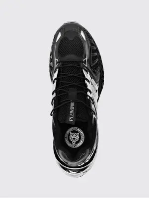 PLEIN SPORT Thunder Stroke Gen X 02 Mesh Sneakers With Chunky Sole - Black 1