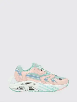 PLEIN SPORT Ps.project Gen.x-01 Sneakers In Leather And Mesh With Bi Design - Blue
