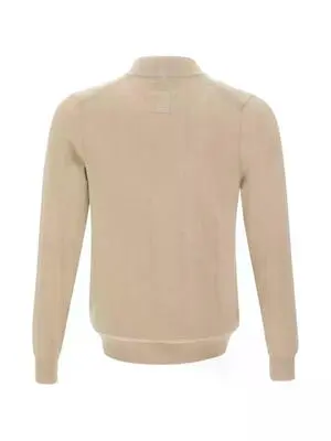 DIKTAT Zip-front Ribbed Cardigan