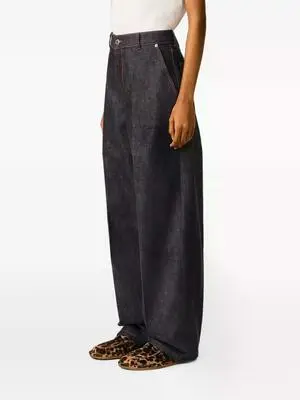 AMI Paris Balloon-fit Cotton Jeans