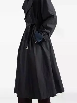 Prada Double-breasted Belted Coat