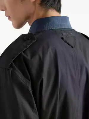 Prada Double-breasted Belted Coat
