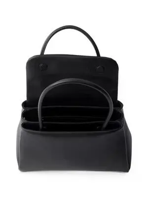 Prada Small Leather Bag With Re-nylon Flap