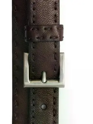 Prada Antiqued Leather Belt