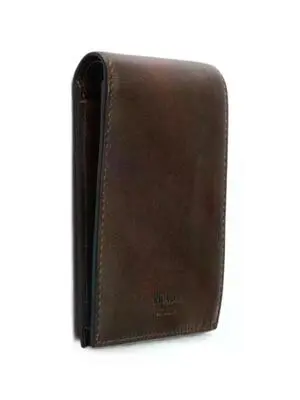 Prada Antiqued Leather Wallet