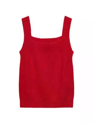 Prada Shetland Wool Tank Top - Red