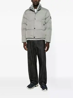 Stone Island Logo-patch Jacket - Grey