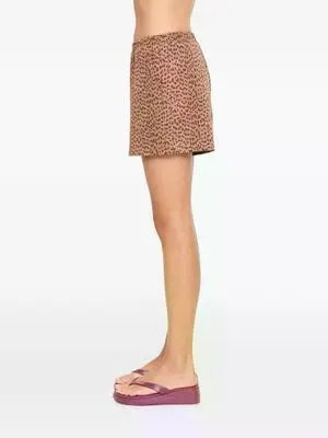 The Upside Darcy Leopard-print Shorts