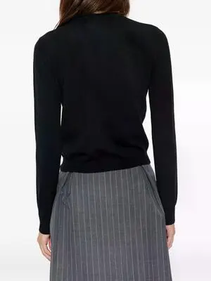 Valentino Garavani Virgin Wool Bow-embellished Cardigan