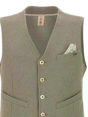 BOB Microtextured Button-up Waistcoat