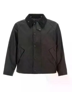 Barbour Transport Waxed Cotton Jacket - Black