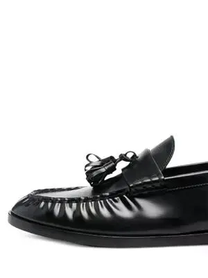 THE ROW Leather Tassel Detail Loafers