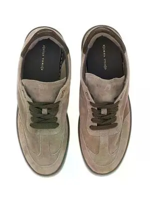 PIUMHA STUDIO Suede Contrast-detail Sneakers