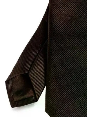 Giorgio Armani Diagonal Stripe Silk Neck Tie