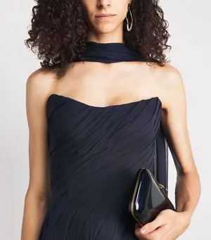 Monique Lhuillier Silk Chiffon Gown