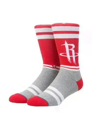 Stance Nba Houston Rockets Crew Socks - Red