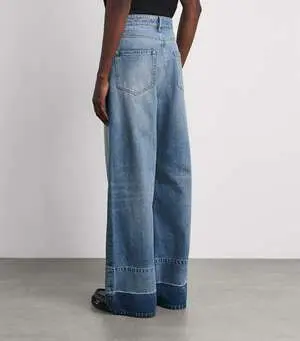MAISON MARGIELA Panelled Wide-leg Jeans