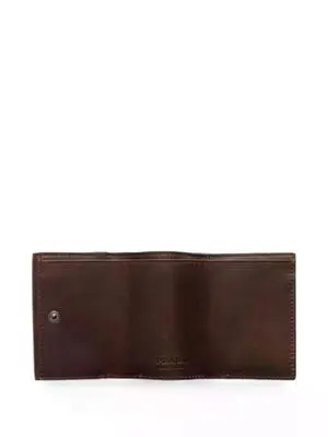 Prada Small Antiqued Leather Wallet