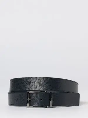 Emporio Armani Leather Belt - Blue