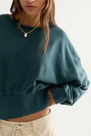 We The Free We The Free All Day Pullover At Free People In Damson Seamoss