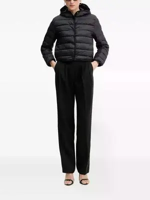 Armani Exchange Quilted Hooded Jacket - Black