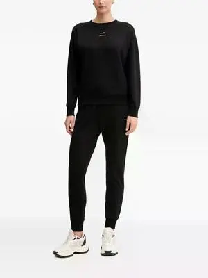Armani Exchange Logo Embroidered Drawstring Track Pants