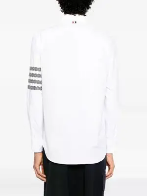 Thom Browne 4-bar Embroidered Shirt
