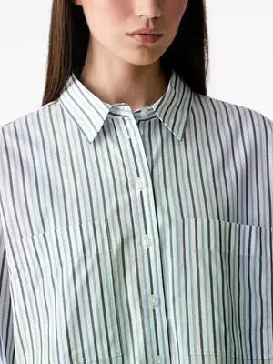 Barbour Fawley Striped Cotton Poplin Relaxed Fit Shirt
