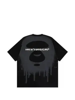 AAPE BY *A BATHING APE Aapeunvs Logo-print Graffiti-effect T-shirt