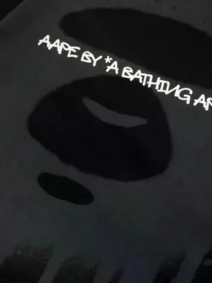 AAPE BY *A BATHING APE Aapeunvs Logo-print Graffiti-effect T-shirt