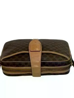 Celine Macadam Coated Canvas Crossbody Bag