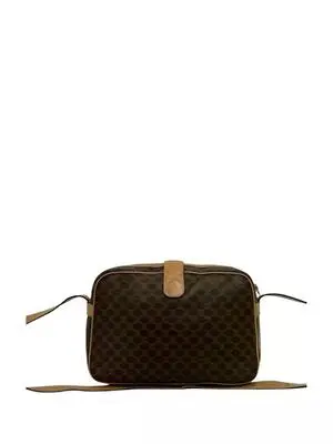 Celine Macadam Coated Canvas Crossbody Bag