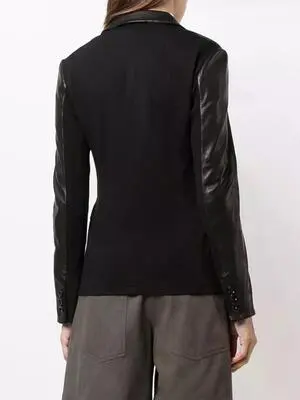 P.a.r.o.s.h Single-breasted Leather Blazer