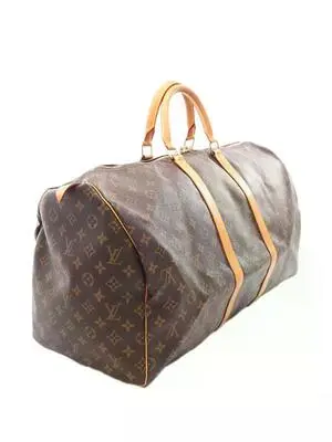 LOUIS VUITTON 1996 Monogram Keepall 55 Travel Bag