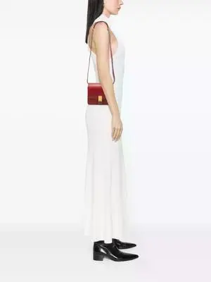 Celine Small Calfskin Classic Box Crossbody Bag - Red