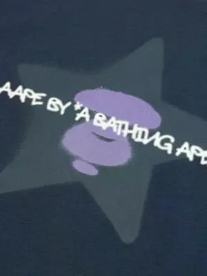 AAPE BY *A BATHING APE Aapeunvs Moonface-print T-shirt