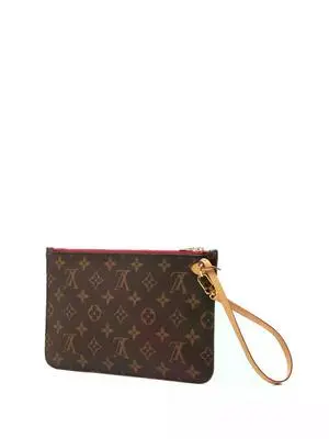LOUIS VUITTON 2014 Monogram Neverfull Mm Pouch Clutch Bag