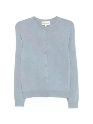 Eric Bompard Button-fastening Crew-neck Cardigan - Blue