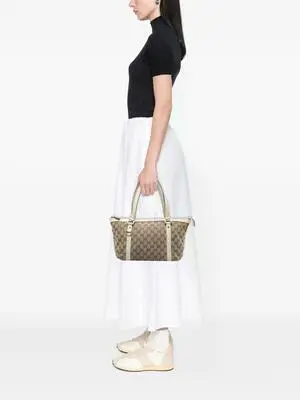 Gucci Gg Canvas Abbey D Ring Tote Bag