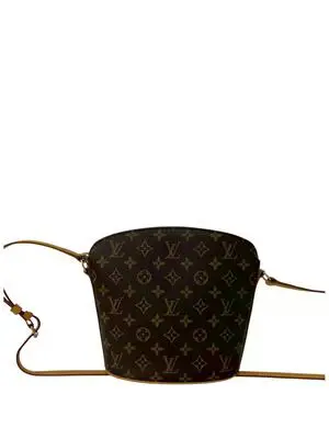 LOUIS VUITTON Monogram Drouot Crossbody Bag - Brown