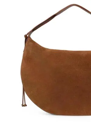 COCCINELLE Suede Logo-print Tote Bag