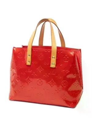 LOUIS VUITTON 2001 Monogram Vernis Reade Pm Handbag