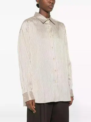 ALYSI Striped Long-sleeve Shirt