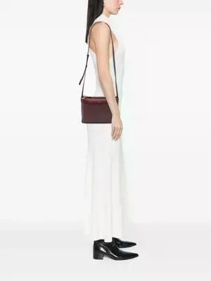 Celine Lambskin Leather Trio Crossbody Bag - Red