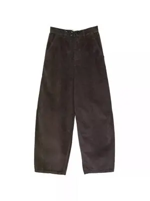 ALYSI Corduroy Barrel-leg Trousers
