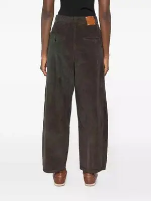 ALYSI Corduroy Barrel-leg Trousers