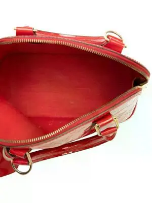 LOUIS VUITTON 2014 Monogram Vernis Alma Bb Satchel