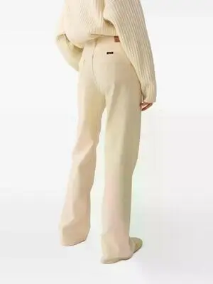 LOIS Lindsay Logo-patch Wide-leg Jeans